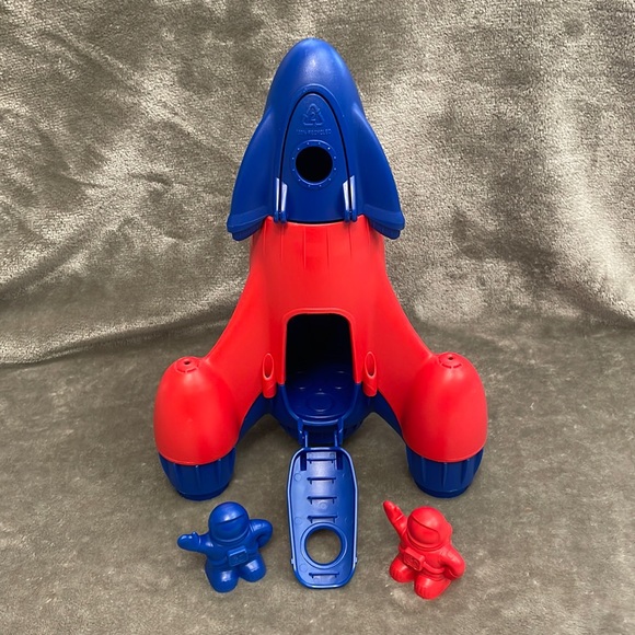 Green Toys | Toys | Green Toys Rocketship Blue And Red With 2 ...